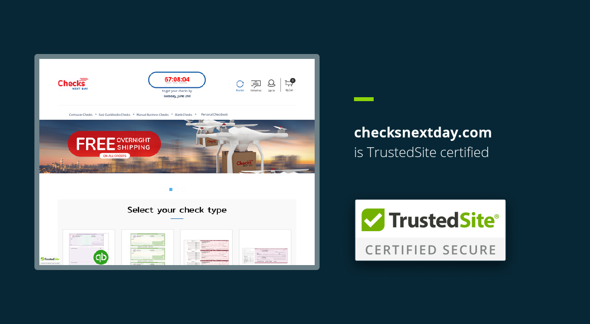checksnextday.com is TrustedSite Certified