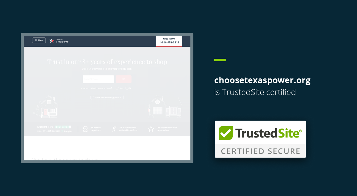choosetexaspower.org is TrustedSite Certified