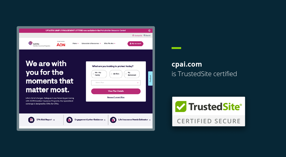 cpai.com is TrustedSite Certified