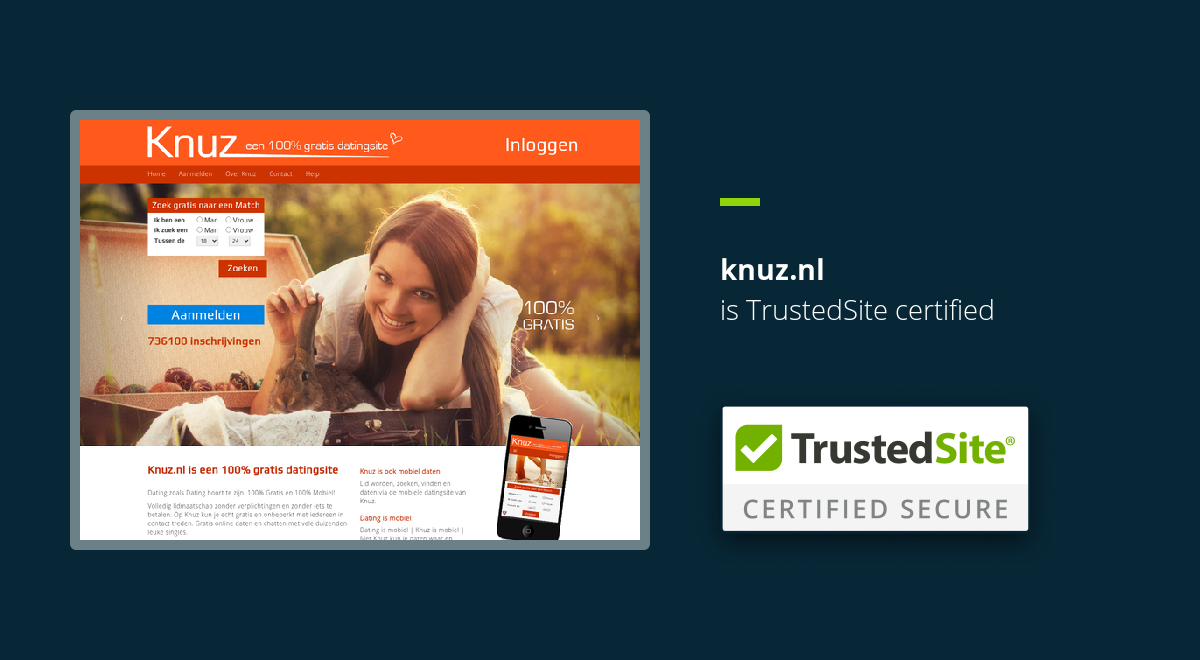 knuz.nl is TrustedSite Certified