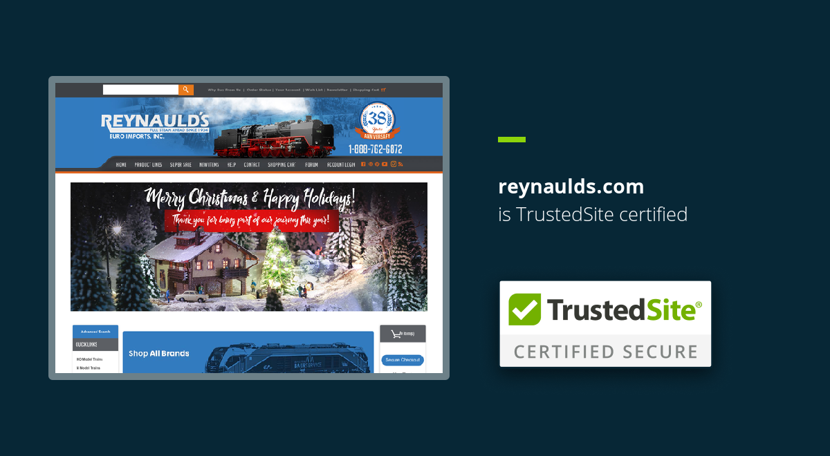 reynaulds.com is TrustedSite Certified