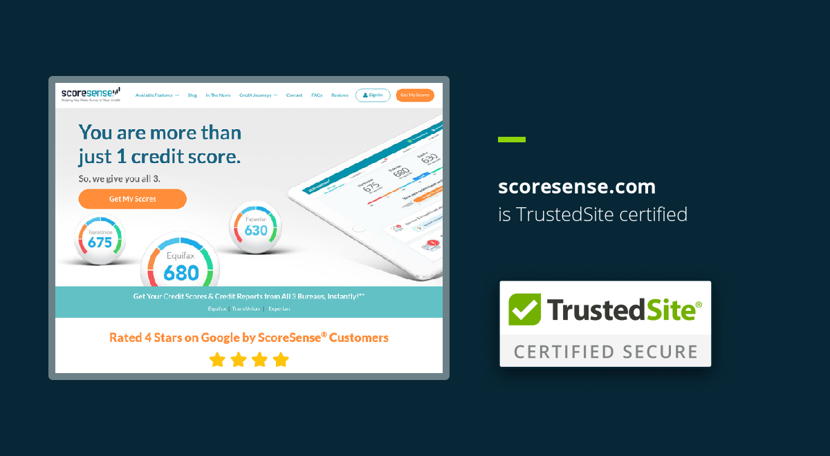 scoresense.com is TrustedSite Certified