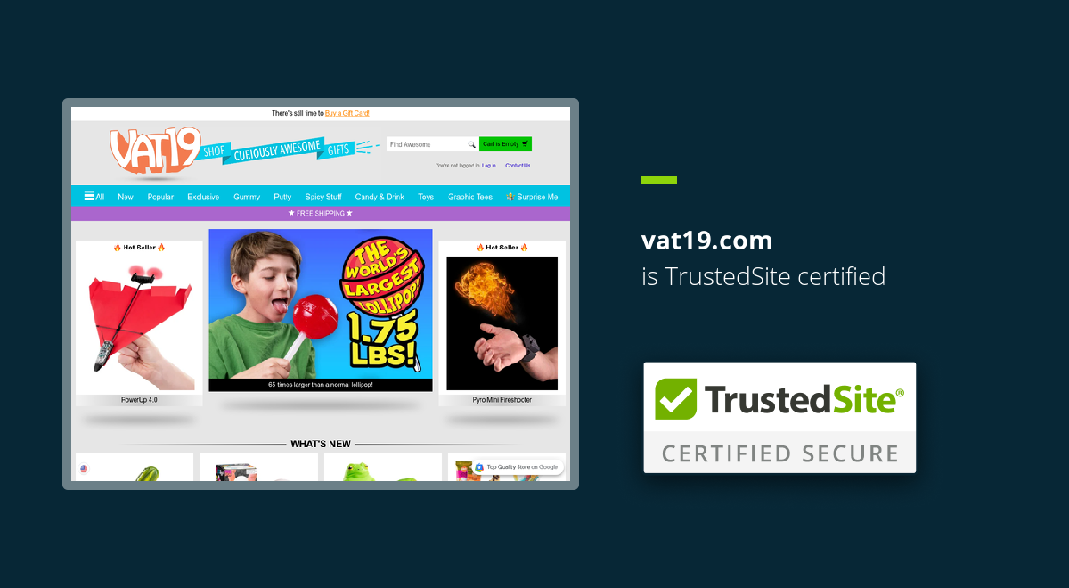 vat19.com is TrustedSite Certified
